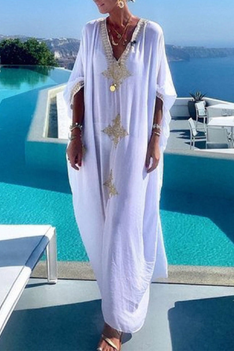 Embroidery Vacation Cover-up – JeeBas