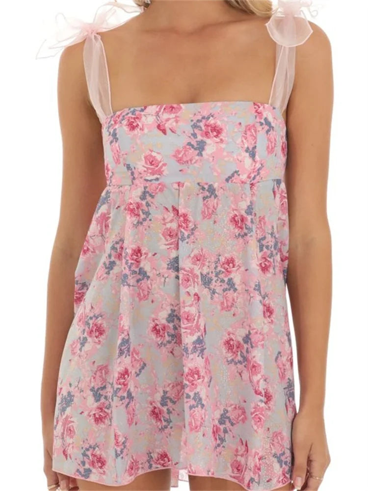 Sleeveless Strap Summer Party Mini Dresses – JeeBas